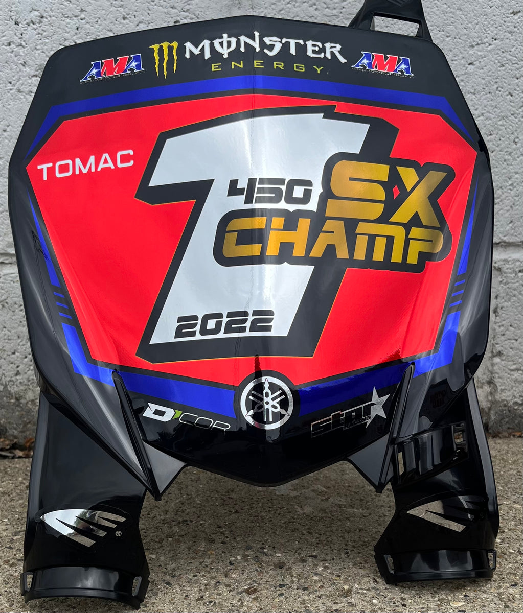 LIMITED EDITION: Eli Tomac 2022 SX Champion Replica Front Number Plate ...