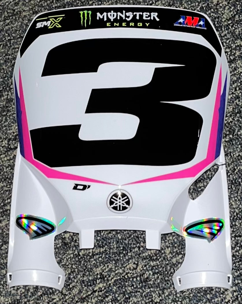 Eli Tomac #3 Star Racing Yamaha MX Replica Front Number Plate - 50th A ...