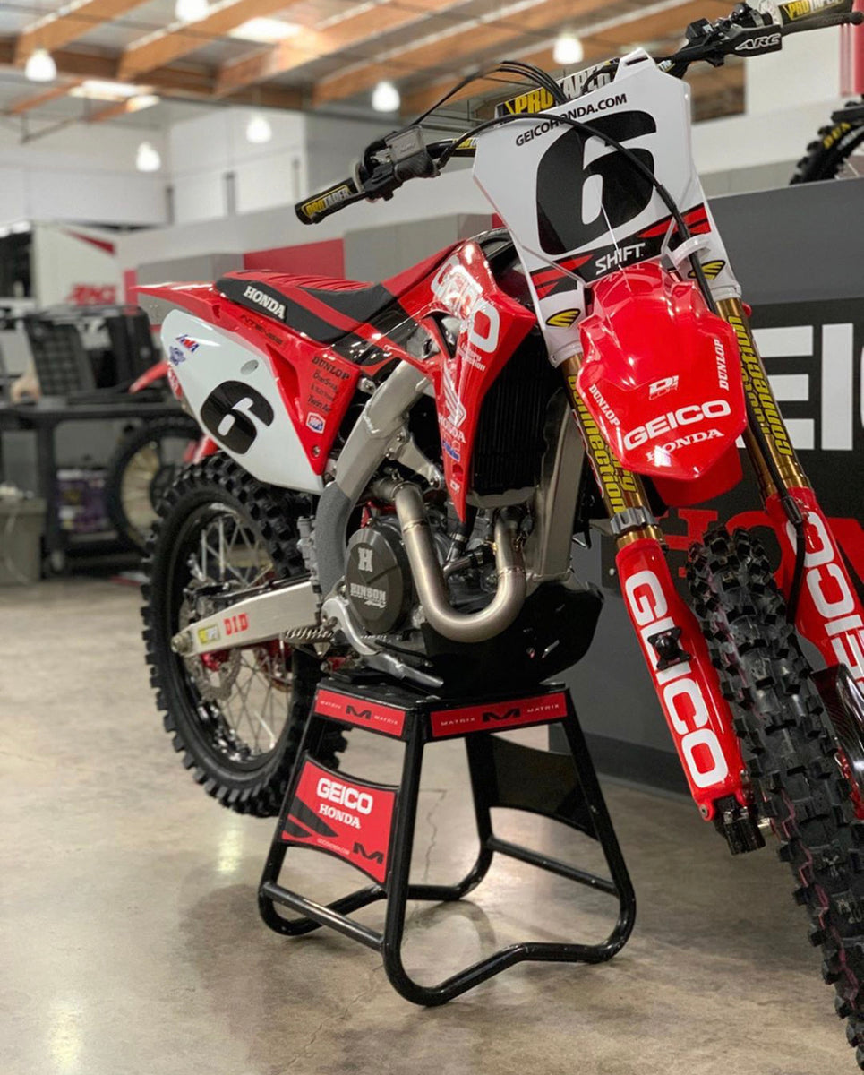 Jeremy Martin #6 Geico Honda Supercross Replica Front Number plate ...