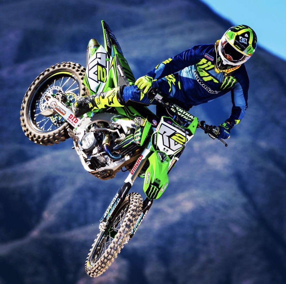 Ryan Villopoto RV2 Kawasaki Replica Front Number Plate Decal Only – Pro ...